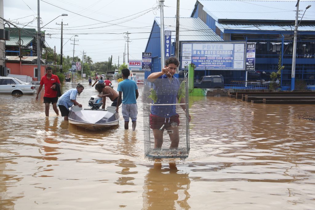 Widespread flooding in Bamboo, Caroni - Trinidad Guardian