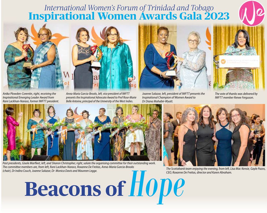 International Women’s Forum of Trinidad and Tobago Inspirational Women Awards Gala 2023 ...