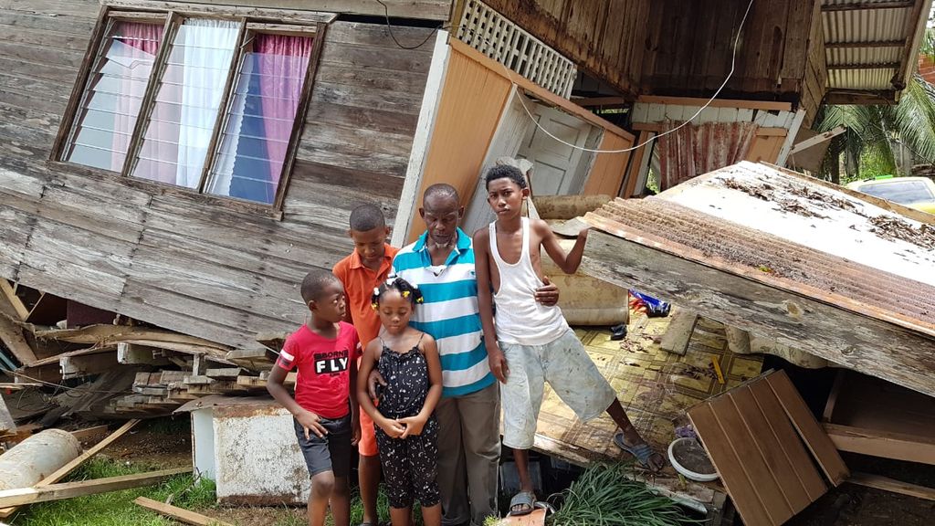 Family escapes death as house falls apart - Trinidad Guardian