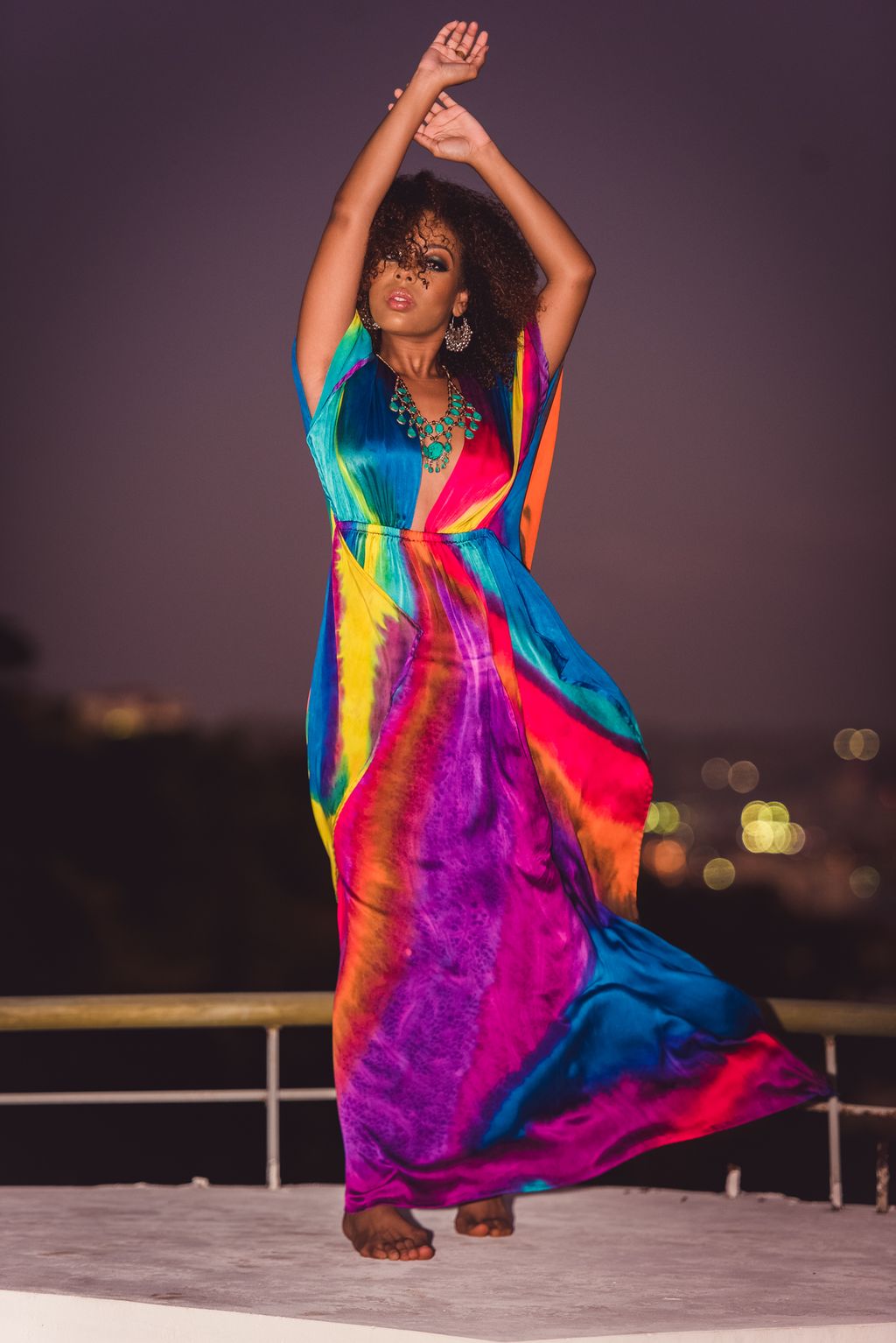 Hand-dyed silk clothing - Trinidad Guardian