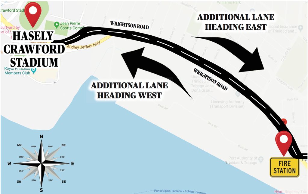 Wrightson Road can accommodate third lane — engineer - Trinidad Guardian