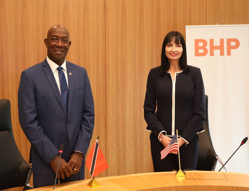 PM meets with BHP executives in Houston - Trinidad Guardian