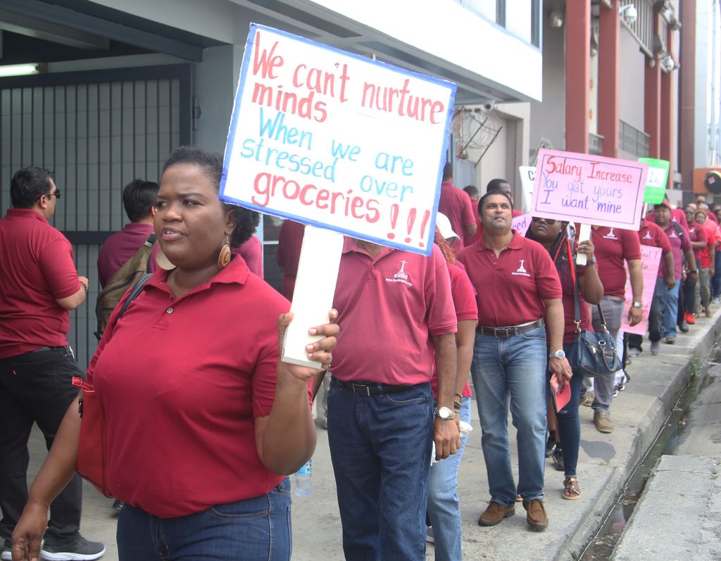 TTUTA confident its march will yield results - Trinidad Guardian