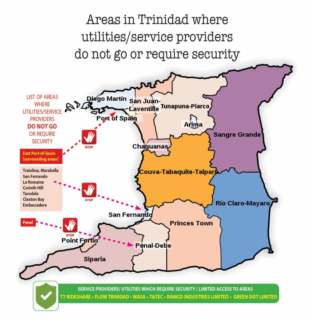 ‘No-go’ zones for service providers - Trinidad Guardian