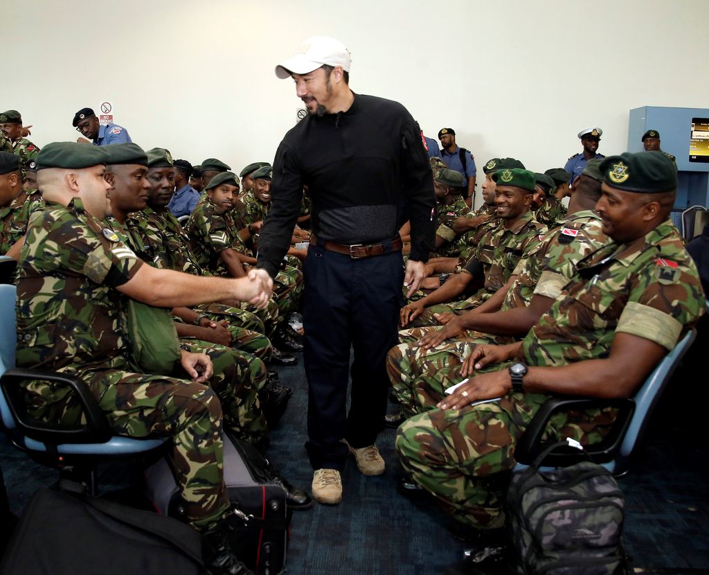 T&T troops begin relief work in - Trinidad Guardian