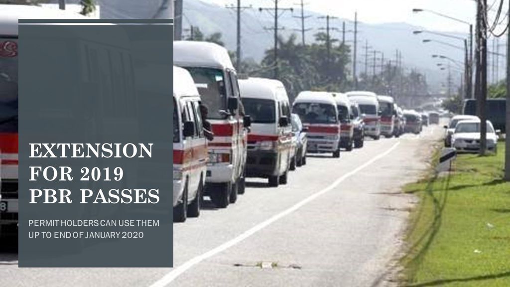 Extension for 2019 PBR passes - Trinidad Guardian