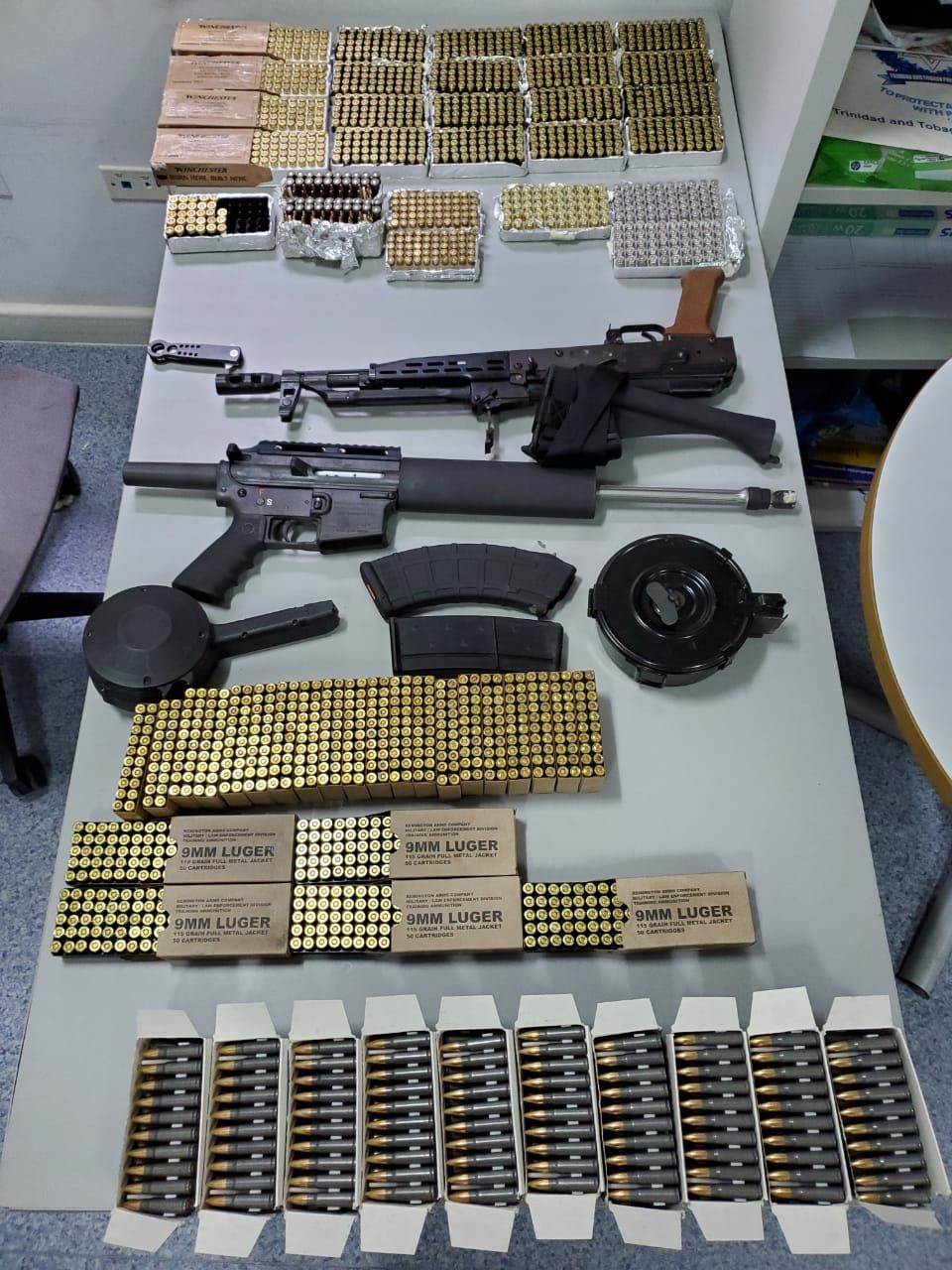 Guns found in washing machine - Trinidad Guardian