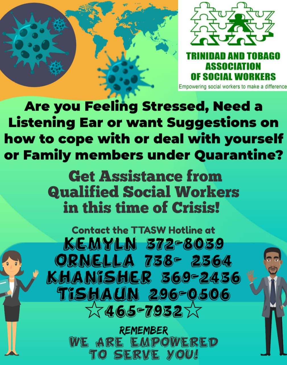 Social Workers Association launches hotline for psycho-social support ...