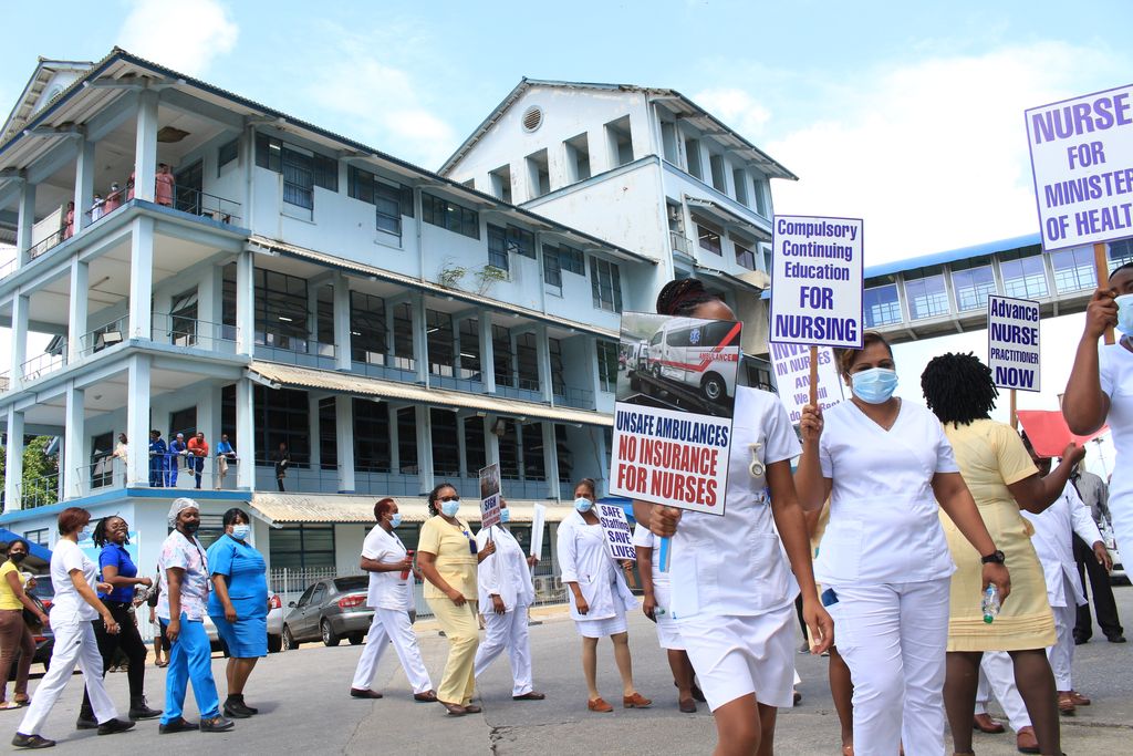 Nurses demand meeting with Minister, threaten more protests - Trinidad ...