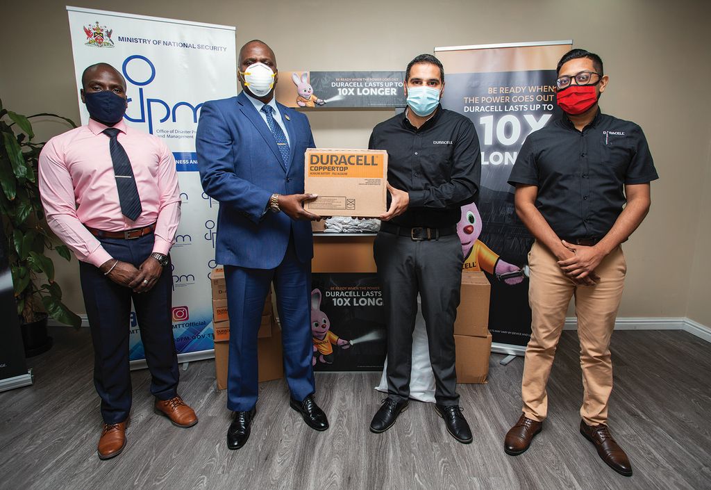 Duracell donates sandbags, ponchos and batteries to the ODPM - Trinidad ...