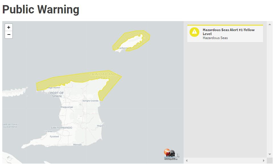 Hazardous Seas Alert In Effect For T&T From Tonight - Trinidad Guardian