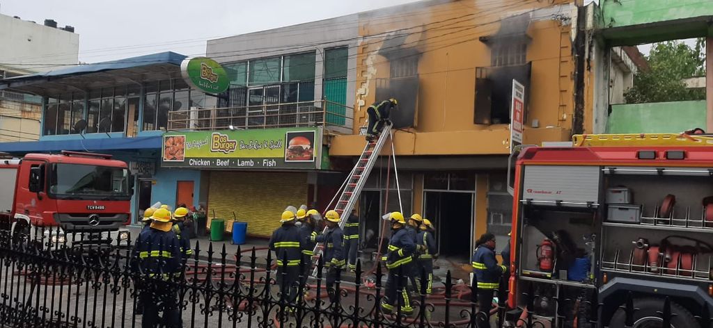 Fire in downtown Port-of-Spain - Trinidad Guardian