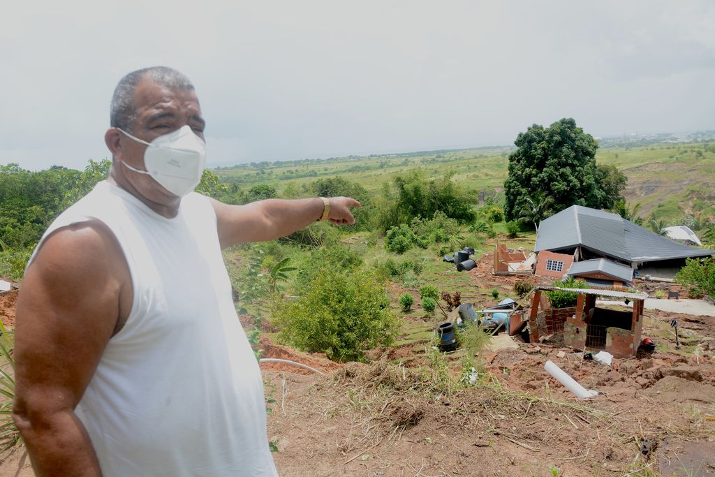 Landslip destroys house in Claxton Bay - Trinidad Guardian