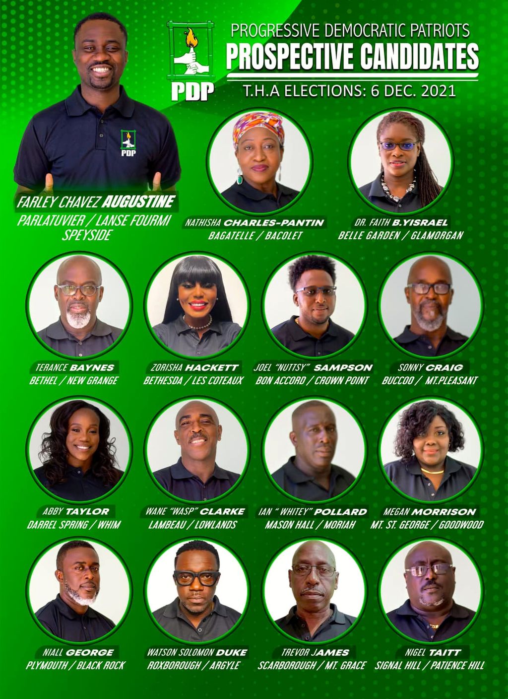 PDP announces candidates for December election - Trinidad Guardian