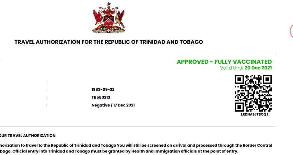 GML observes pros and cons of TT Travel Pass System - Trinidad Guardian