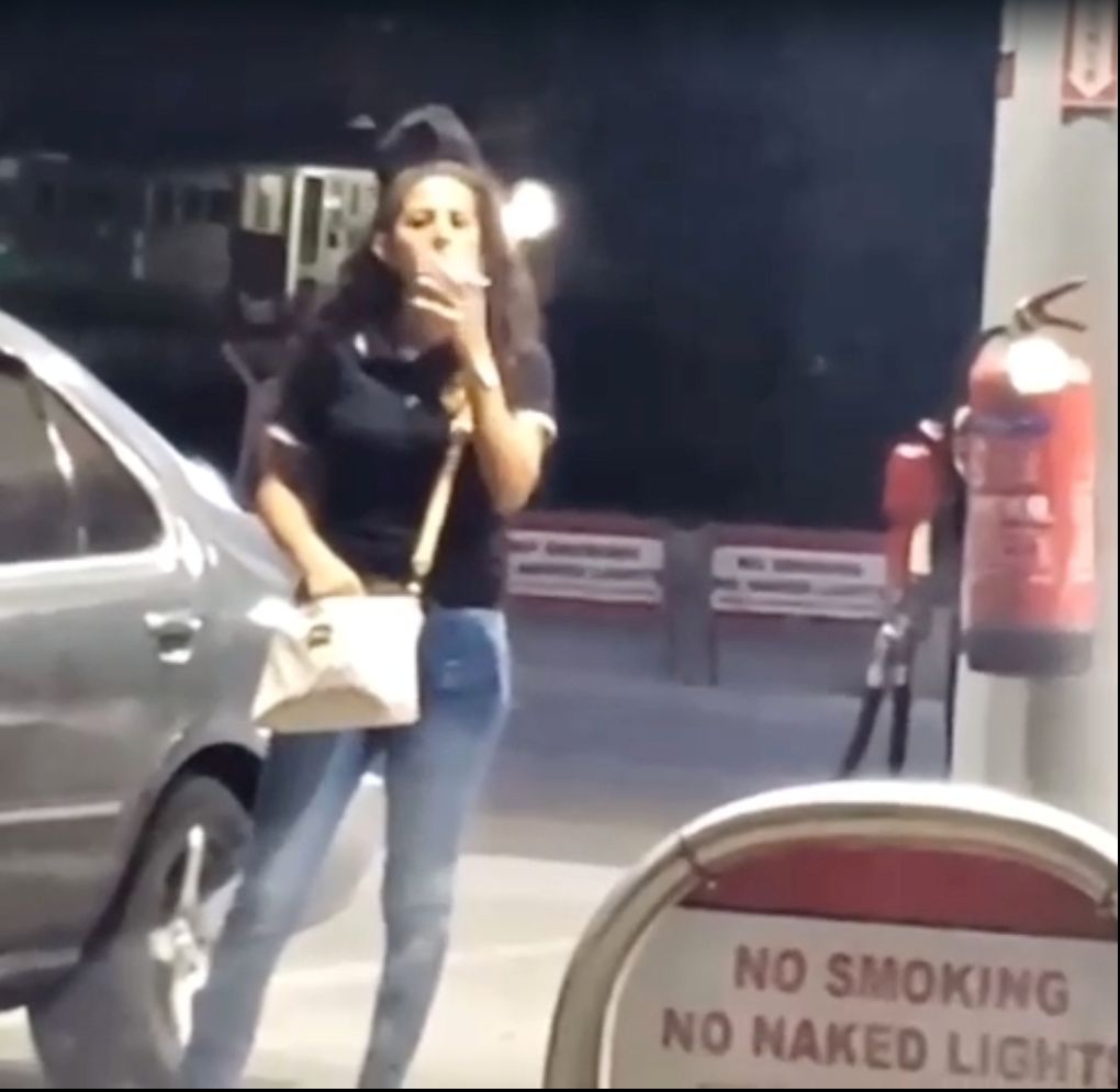 Safety expert: Woman smoking in gas station put others in danger ...