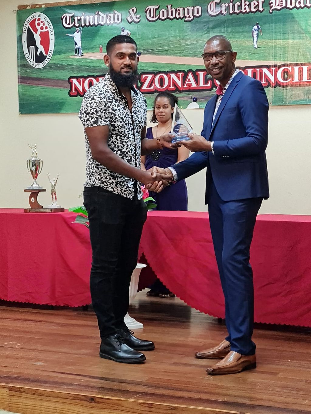 Raphael Ali is North Zone cricketer of the year - Trinidad Guardian
