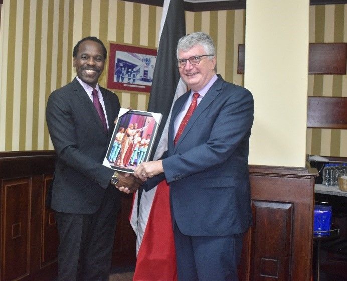Minister Hinds meets with French Ambassador - Trinidad Guardian