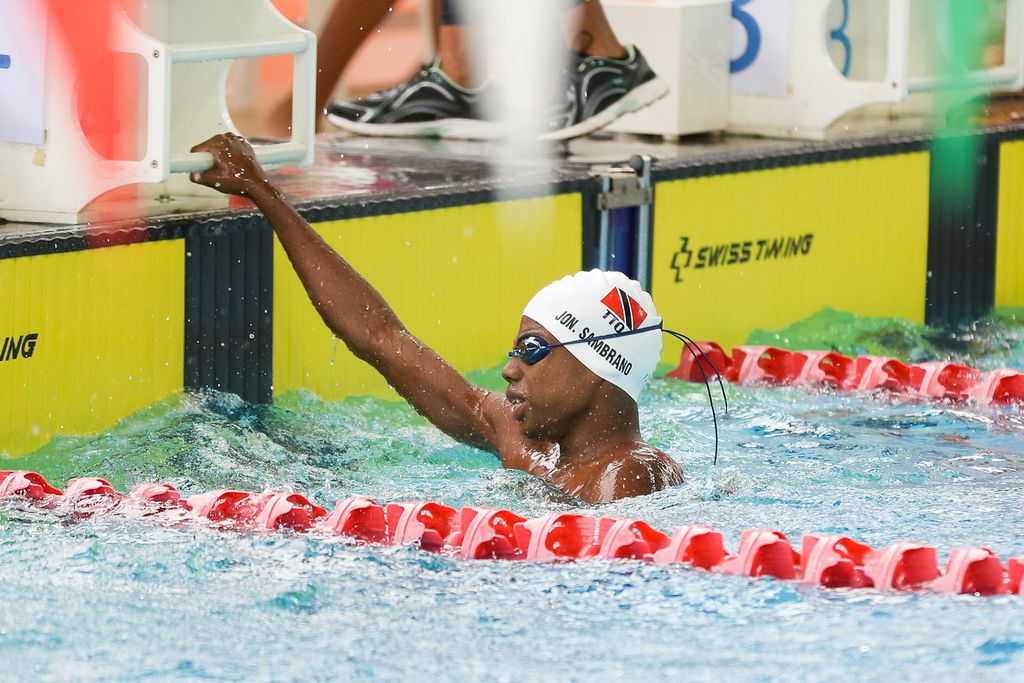 Sambrano splashes to 3 gold as T&T bags 41 medals at Goodwill ...