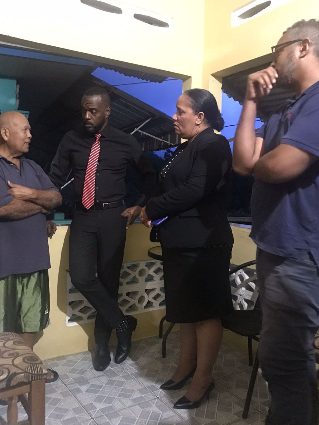 MP Marvin Gonzales and Lisa Morris Julian visits family of Teresa Lynch ...