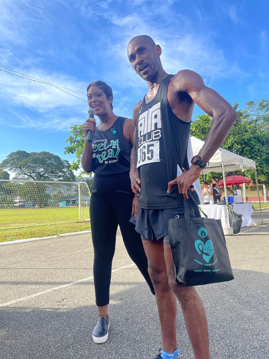 George, Rampersad take ‘Feel The Teal’ 5k - Trinidad Guardian