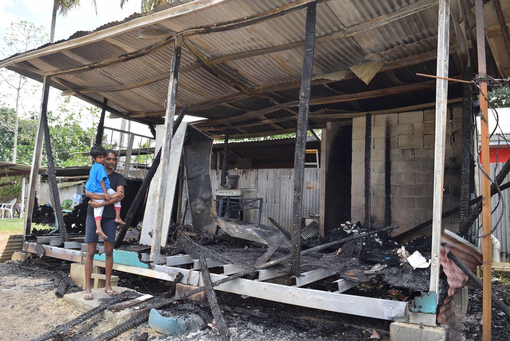 Mother appeals for help to rebuild home destroyed by fire - Trinidad ...
