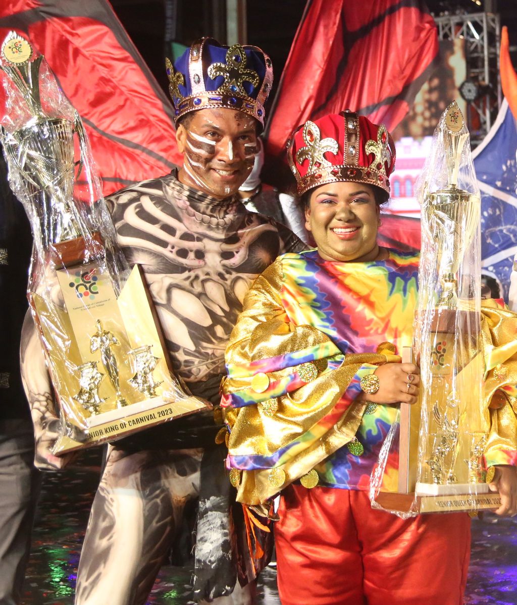 Mark, Nagassar crowned Carnival King and Queen - Trinidad Guardian