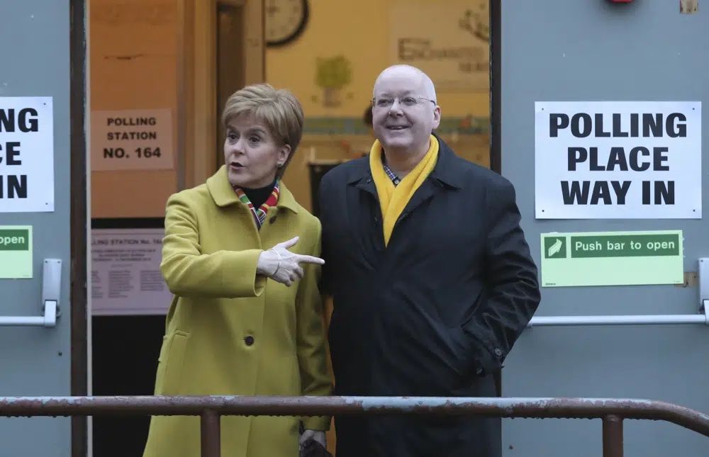Report: Ex-Scottish leader’s husband arrested in party probe - Trinidad ...