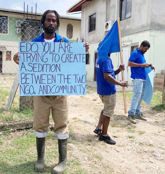 Guaya residents stage protest for jobs - Trinidad Guardian