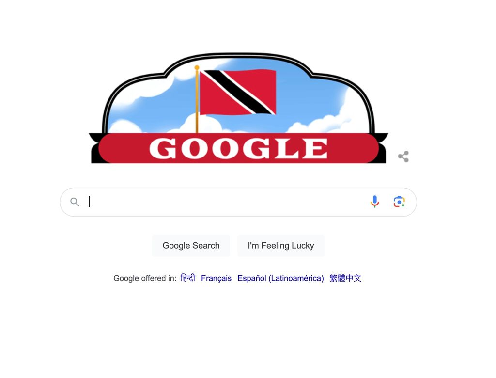 Happy Independence Day from Google - Trinidad Guardian