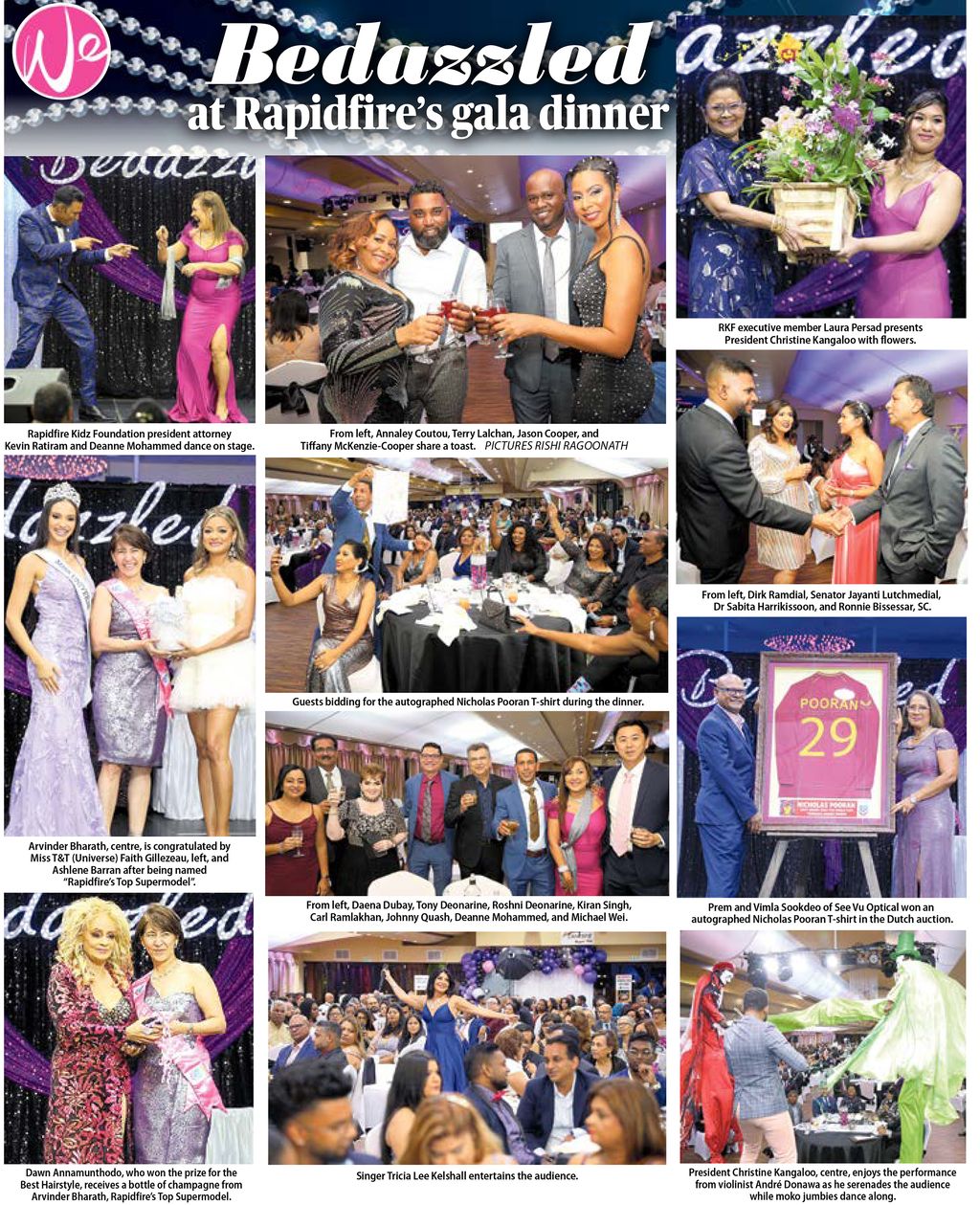 Bedazzled at Rapidfire’s gala dinner - Trinidad Guardian