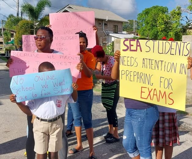 Parents protest over continued closure of Mafeking school - Trinidad ...