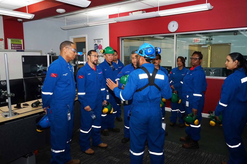 Petronas officials tour Atlantic - Trinidad Guardian