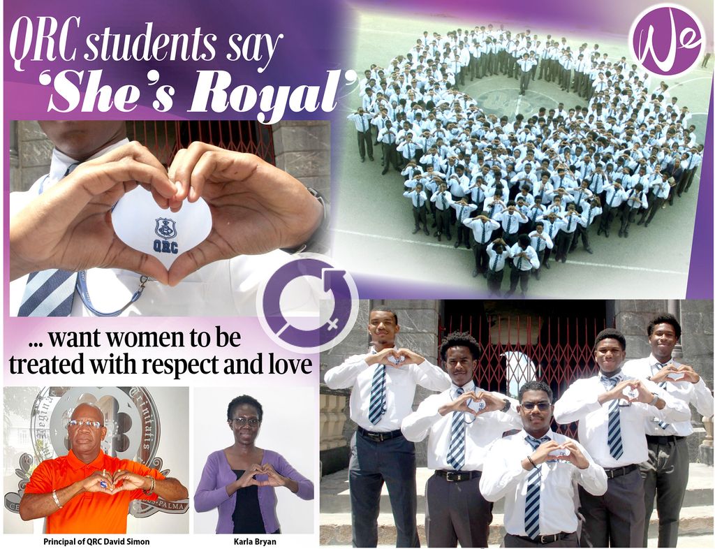 QRC students say ‘She’s Royal’ - Trinidad Guardian