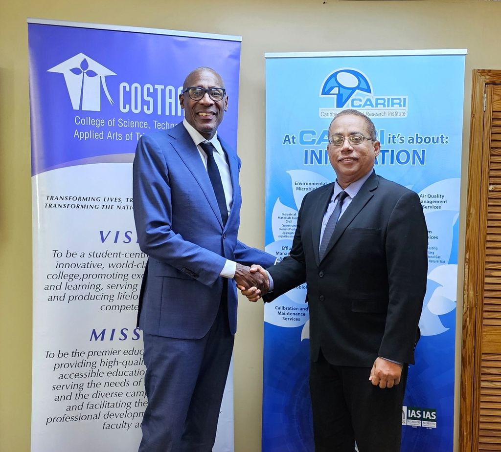 CARIRI, COSTAATT sign agreement - Trinidad Guardian