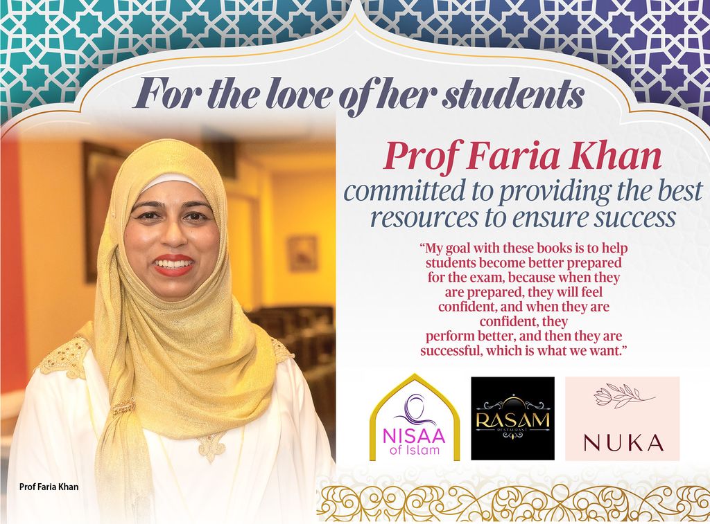 For the love of her students–Prof Faria Khan committed to providing the ...