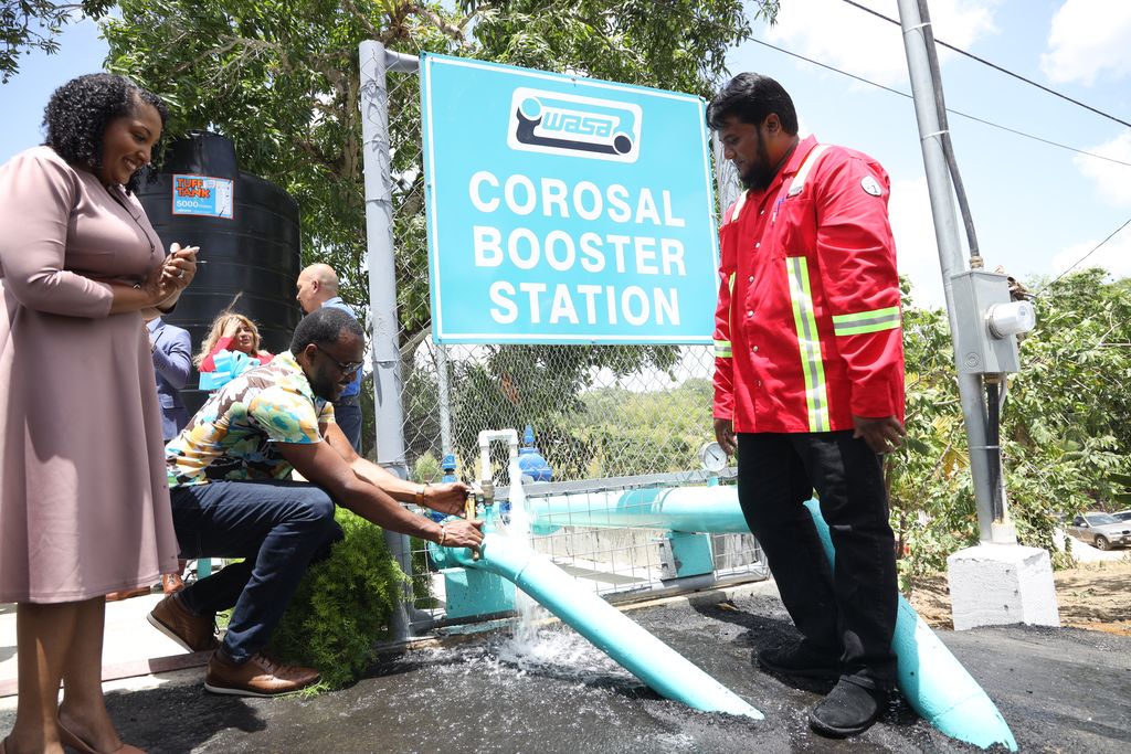 Water at last in Corosal Village - Trinidad Guardian