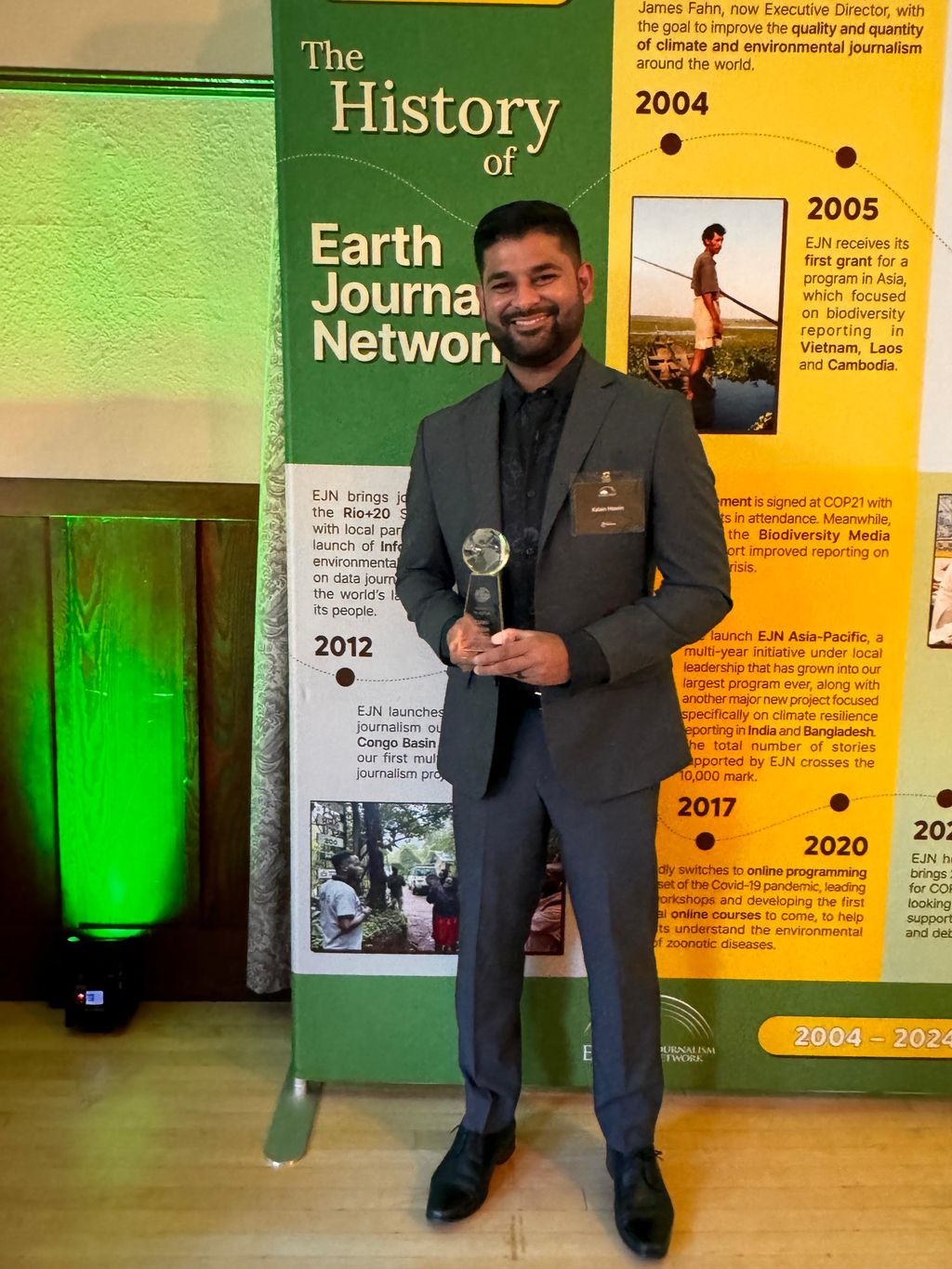 Kalain Hosein awarded for Excellence in Climate Reporting - Trinidad ...