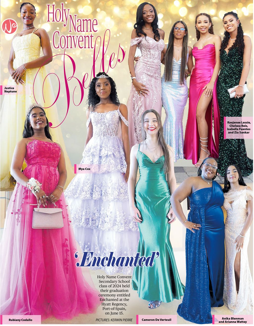 Holy Name Convent belles - Trinidad Guardian