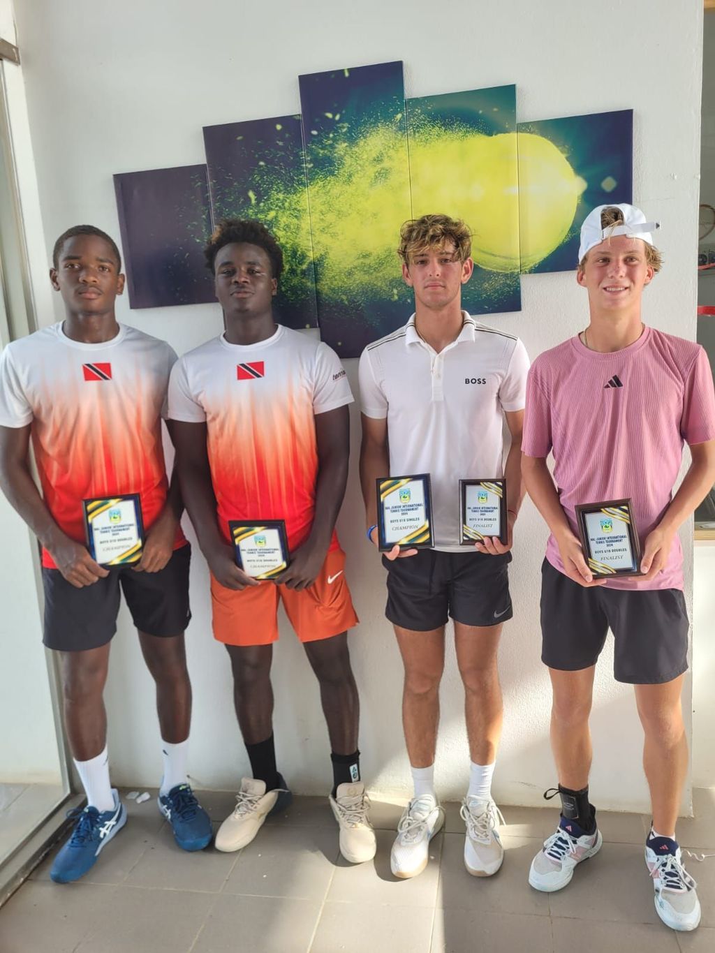 Byng, Hall seal J30 Castries doubles - Trinidad Guardian