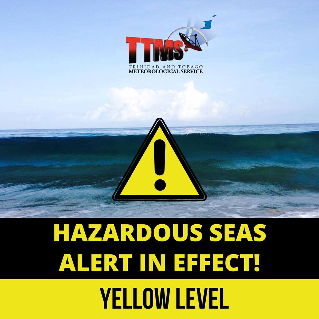 Met Service activates Yellow Level Hazardous Seas Alert - Trinidad Guardian
